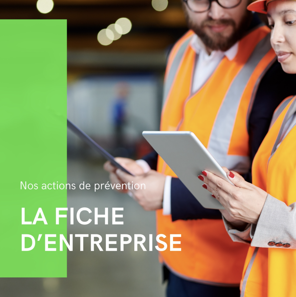 Action prioritaire : réalisation de la Fiche d'Entreprise » Santra Plus